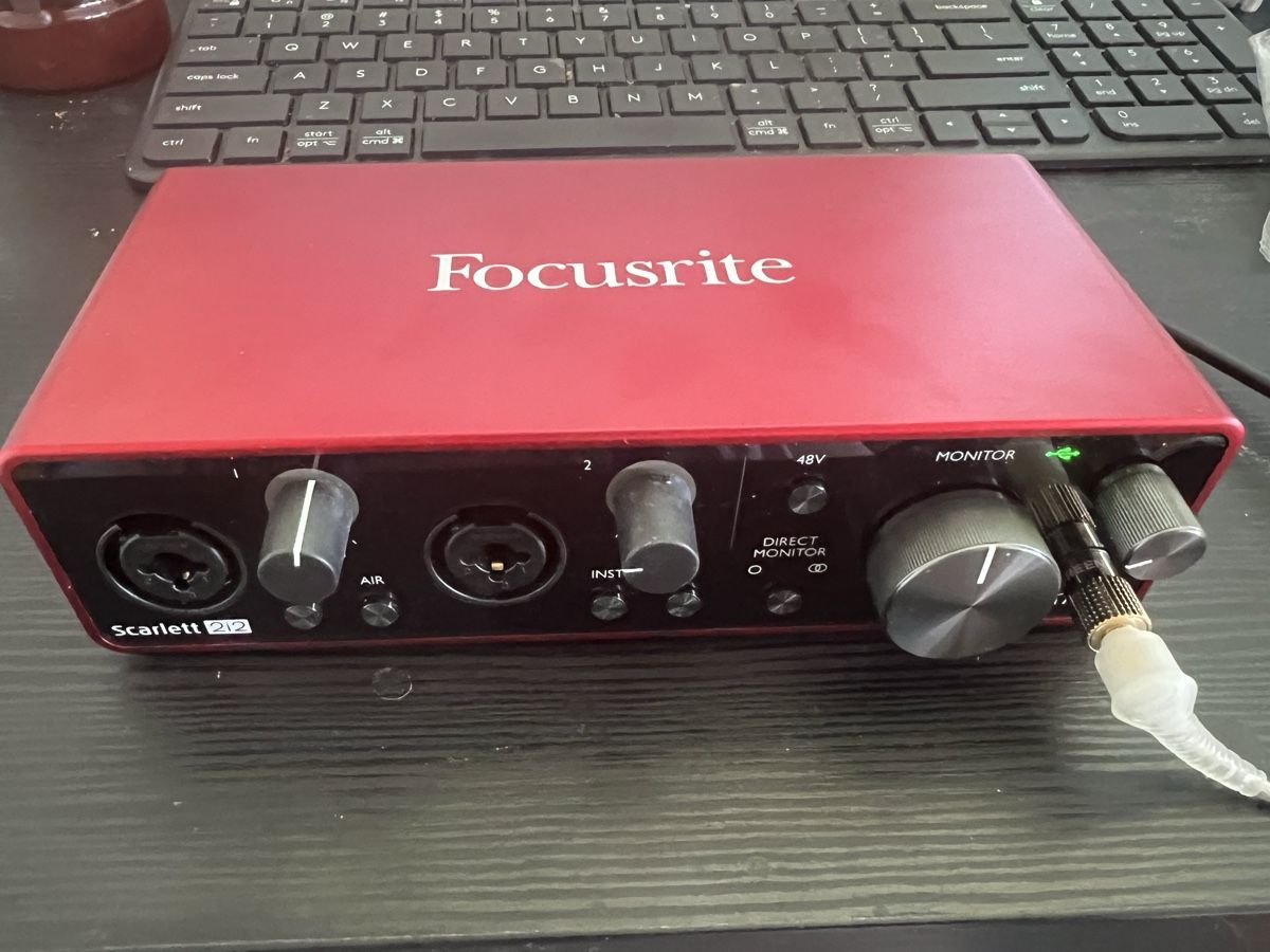 Focusrite Scarlett 2i2 USB Audio Interface - Top Zustand! (Gebraucht ...