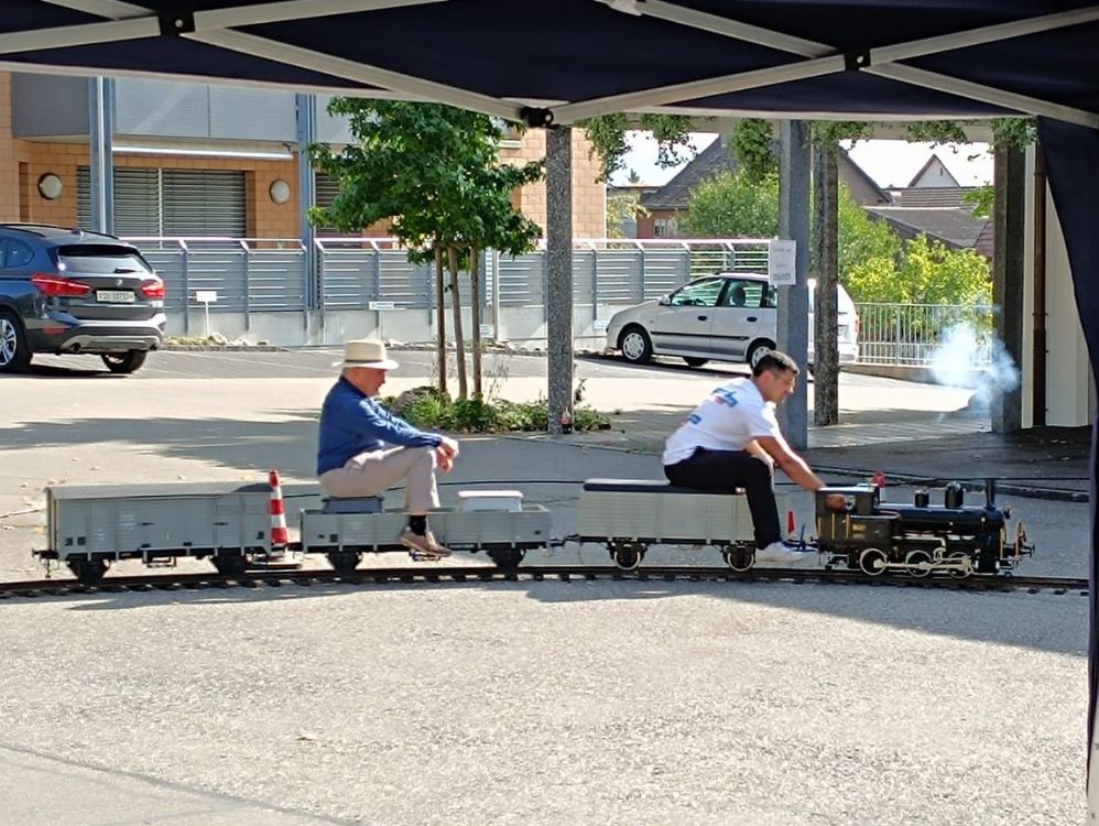 7.25 Zoll SOB E3/3 Tigerli, 3 Wagen (live steam echt dampf) (Gebraucht ...