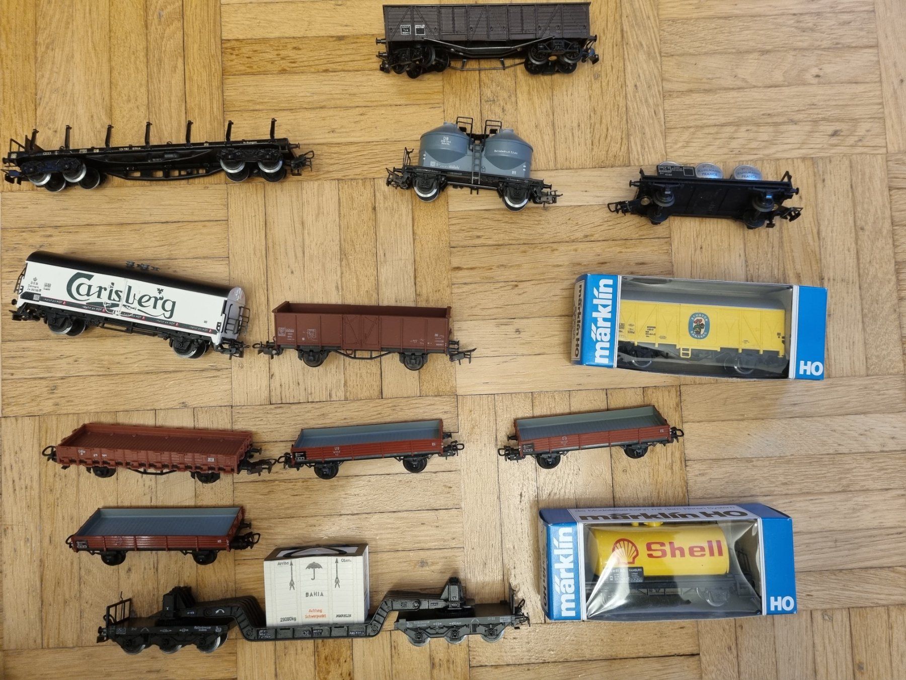 H0 Waggon-Sammlung - 18 Stück (Märkin, Mecano,...) (Gebraucht) in Flüh ...