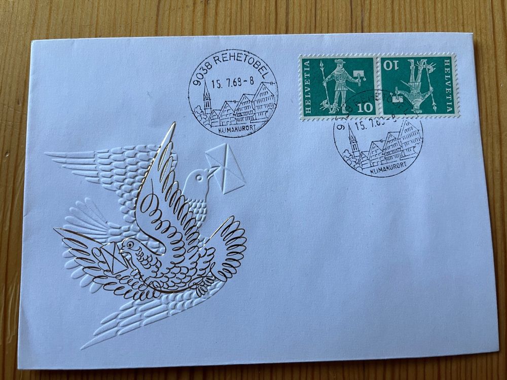 Kehrdruck Postgeschichte (K46) Rehetobel 15.07.68 (Gebraucht) in ...