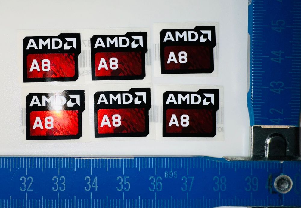 AMD RADEON A8 AUFKLEBER ¦ STICKER (Neu (gemäss Beschreibung)) in ...