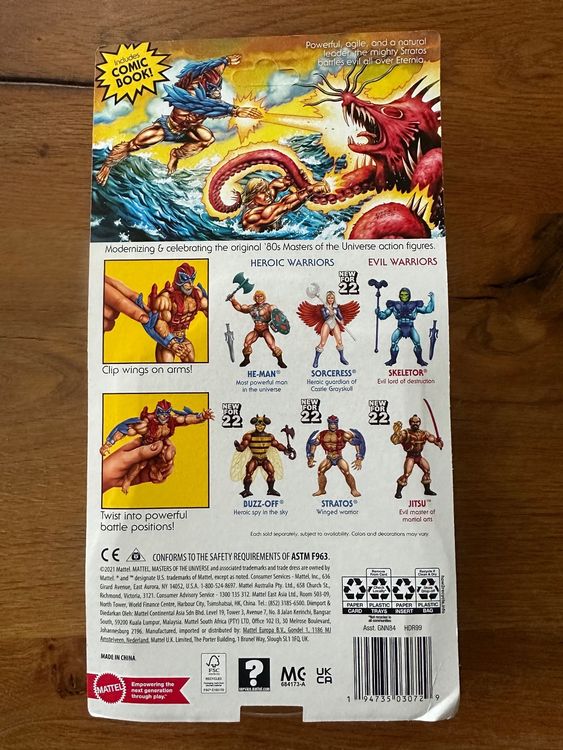 Masters of the Universe Origins Stratos Mini Comic (Neu und ...