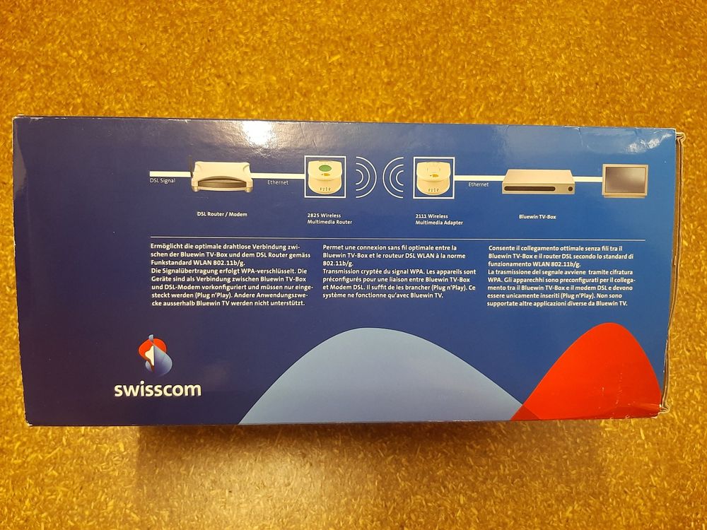 Verbindungs-Kit drahtlos, swisscom (Neu (gemäss Beschreibung)) in ...
