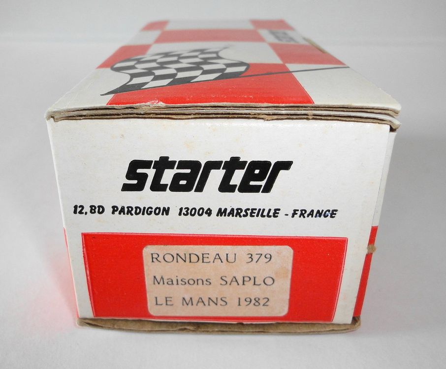 Starter Rondeau 379 Maisons Saplo LeMans 1982 1:43 Resin Kit | Kaufen ...