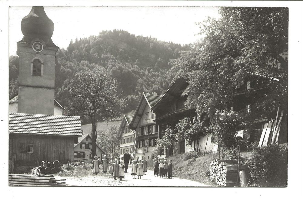 Walde (SG) Dorfpartie mit Kirche (Gebraucht) in Engelburg für CHF 8.9 – mit Lieferung auf ...