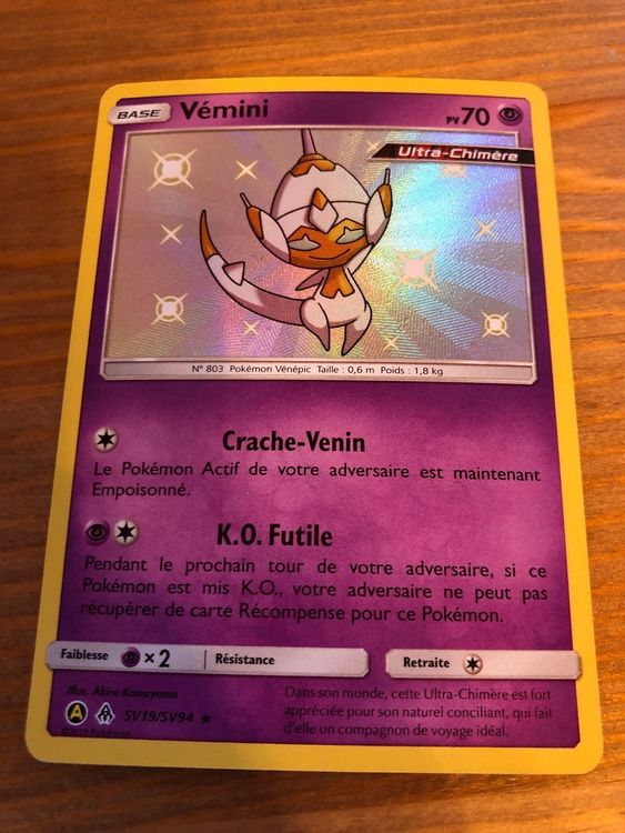 Pokémon Vémini SHINY DESTINÉES OCCULTES (Gebraucht) in Oron-la-Ville ...
