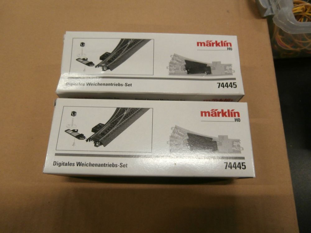 Märklin 2x 74445 Digital Weichenantriebset Neu/Ovp. | Kaufen auf Ricardo