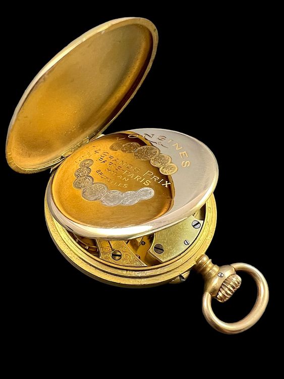 Taschenuhr Longines 18k 34mm Schützenfest Zürich 1907 *U591 | Kaufen ...