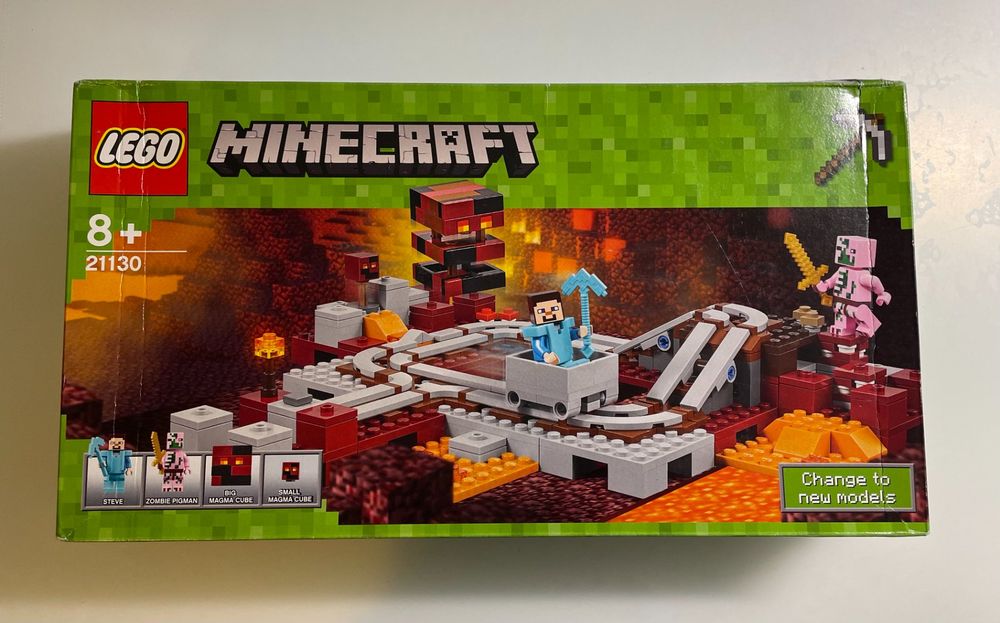 Lego Minecraft 21130, Die Nether-Eisenbahn, neu ovp | Kaufen auf Ricardo