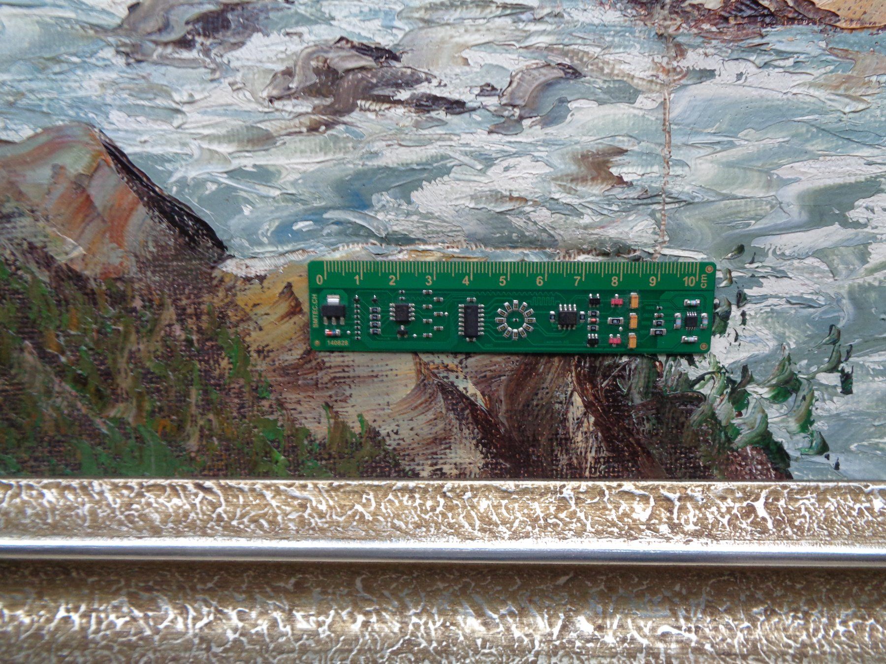 OELGEMÄLDE ENRICO JANIN ENGADIN NATIONALPARK GRAUBÜNDEN (Defekt) in ...