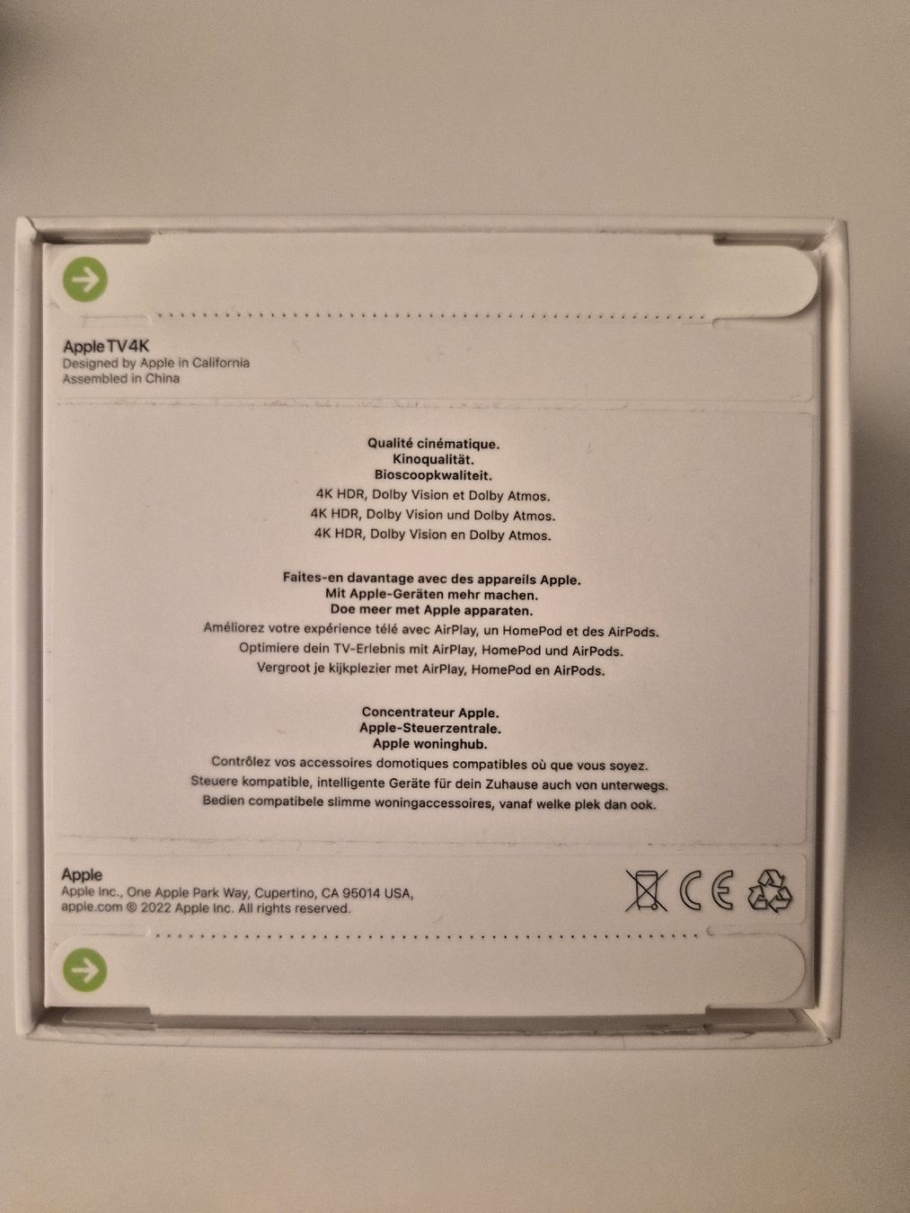 Apple TV (4K 3GEN WIFI 64GB) mit Salt HDMI 2.0 Kabel (Neu und ...