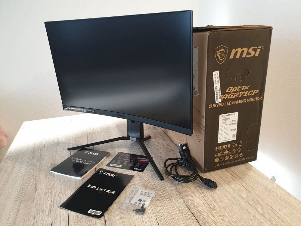 Gaming Monitor 27 " MSI Optix MAG271CP (Gebraucht) in Nürensdorf für ...