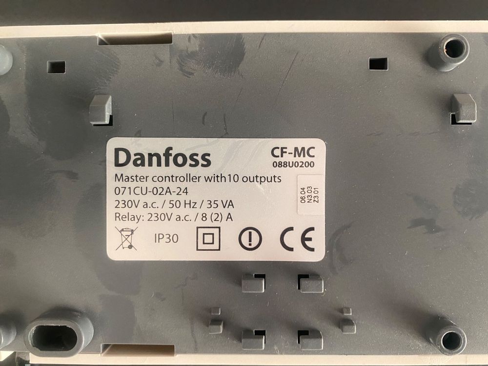 Danfoss CF-MC 088UO200 Hauptregler Fussbodenheizung (Gebraucht) in Härkingen für CHF 75 – mit ...