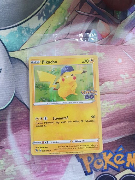 Pikachu Sleeved Promo Pokemon go 028/078 (Gebraucht) in Basel für CHF 2 ...