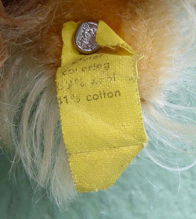 schöner original vintage STEIFF PEKINESE Hund m Knopf im Ohr | Kaufen ...