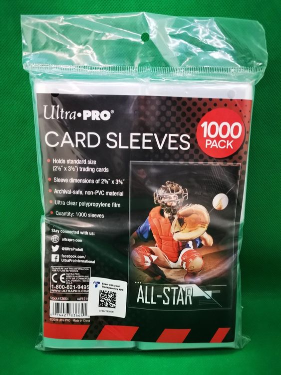 TCG Pokemon Yugioh Ultra Pro Soft Penny Sleeves 1000 Stk NEU (Neu und ...