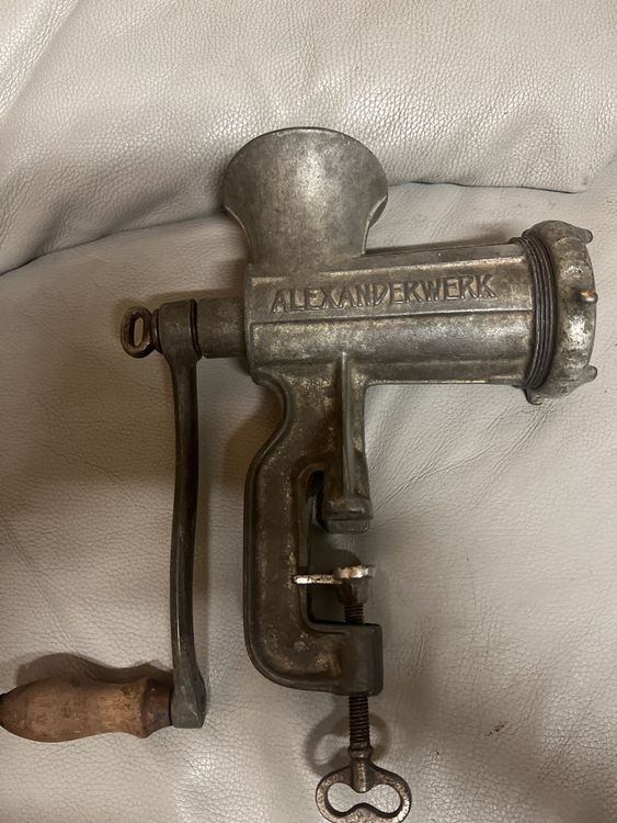 Alexanderwerk Fleischwolf, Handkurbel, Vintage (g1) (Gebraucht) in ...