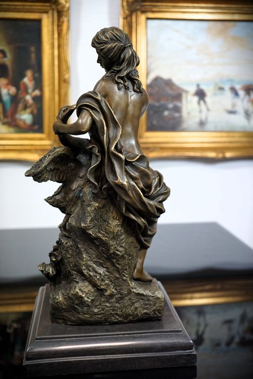 BRONZE SKULPTUR GRIECHISCHE MYTHOLOGIE SIGNIERT 10kg SCHWER (Gebraucht) in Vettweiß für CHF 352 ...