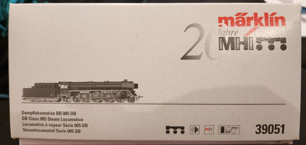 Märklin 39051 exklusive Jubiläums Dampflok BR 005 003-9 (Neuf avec ...