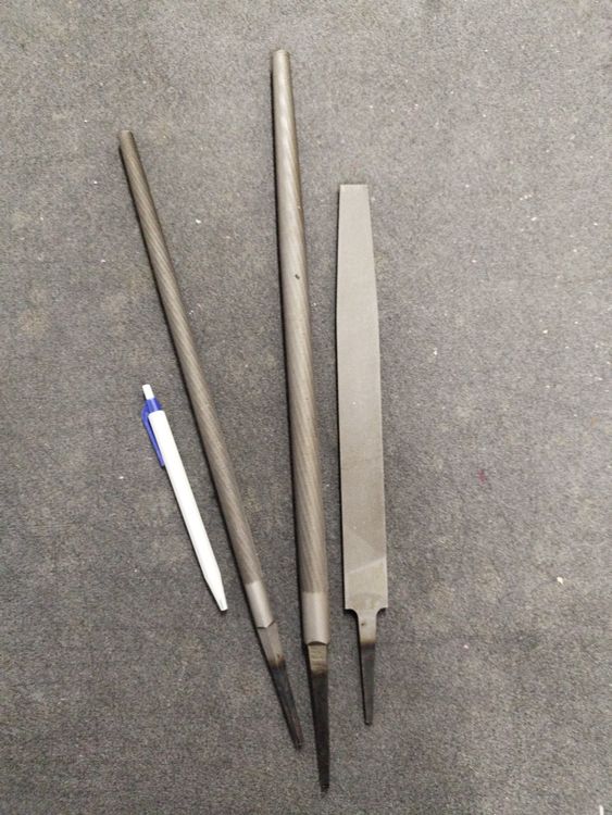 Feilen-Set fein 2x Rund 1x Flach (0289) (Neu (gemäss Beschreibung)) in ...
