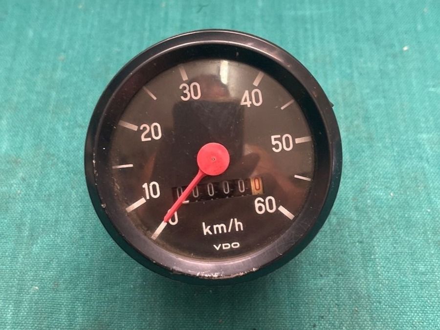 VDO Tacho 60 km/h Ø 60 mm Puch Sachs Pony Piaggio ab 1 Stutz (Gebraucht ...