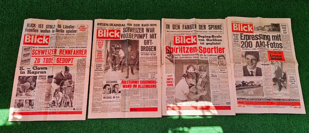 4 Blick Zeitungen 1960 / 1961 / 1967 Zeitgeschichte (Gebraucht) in ...