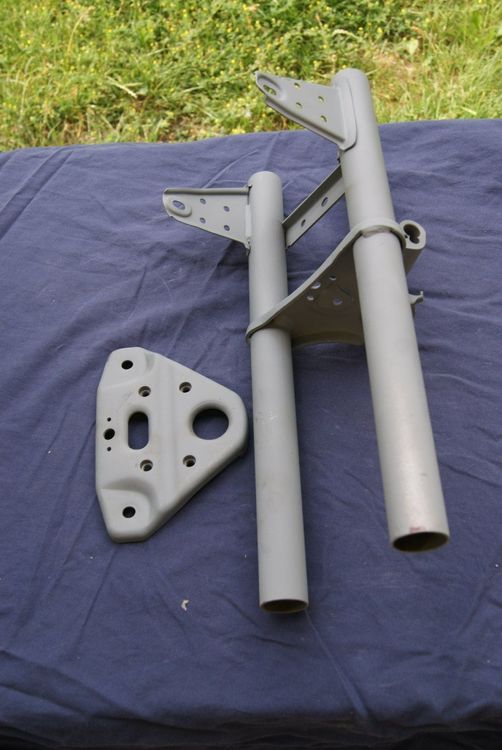 Gabel Puch sandgestrahlt seitlich mit Löcher für Reflektor (Gebraucht ...