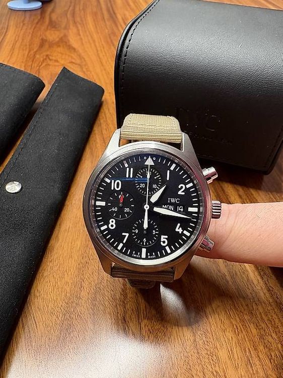 IWC Fliegeruhr Pilot Chronograph IW3717 42mm (full set) (Gebraucht) in ...
