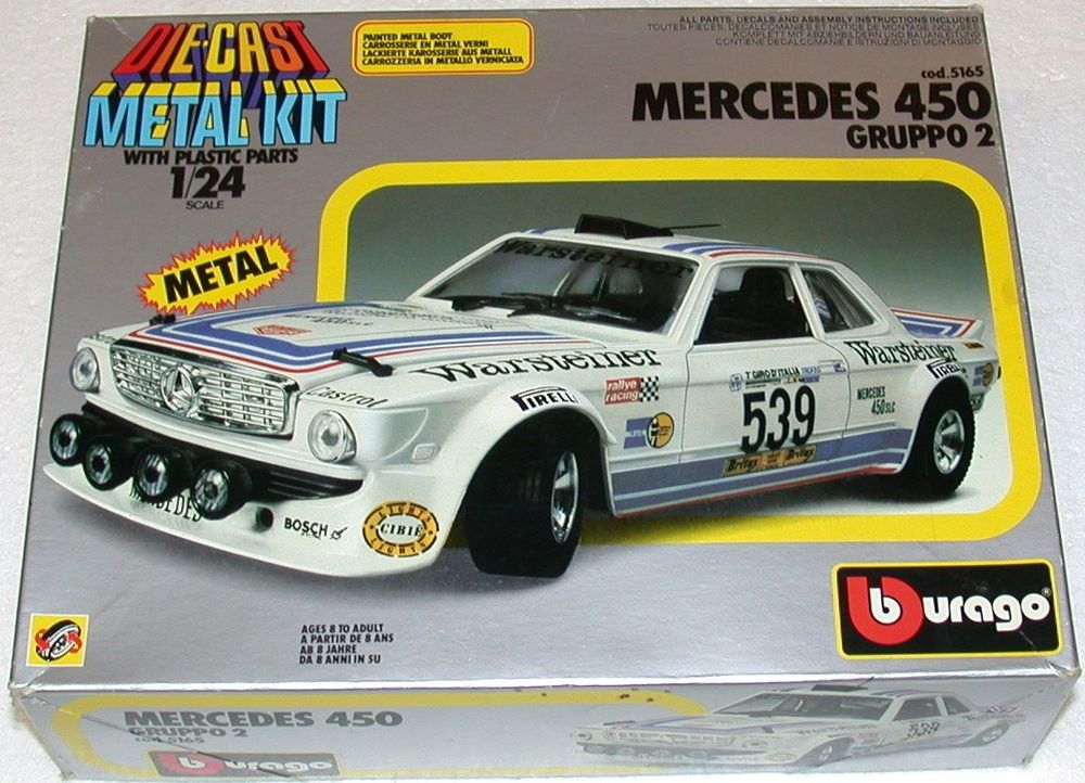 Mercedes 450 Gr.2 ˂Warsteiner˃, BBURAGO KIT 1:24 | Kaufen auf Ricardo