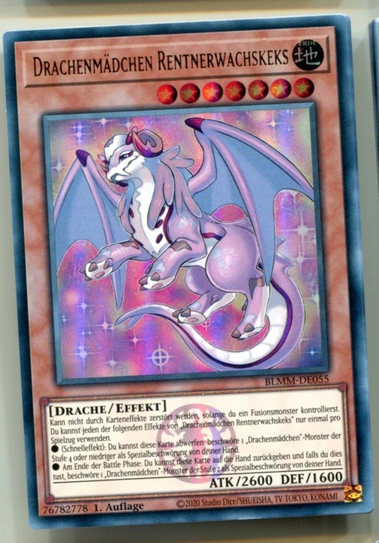 Yu-Gi-Oh! Drachenmädchen Lonsa Ultra Rare BLMM-DE061 (Neu und ...