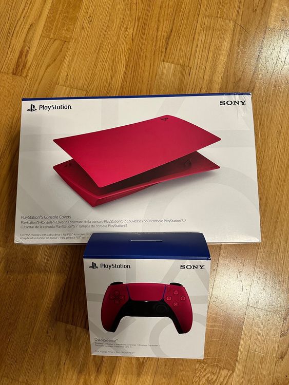 Ps5 standard edition cover und Dualsense Cosmic Red | Kaufen auf Ricardo
