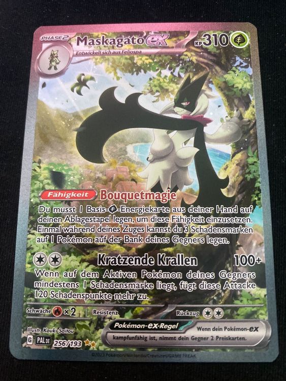 Pokemonkarte Maskagato EX Alternative Art 256/193 (Neu (gemäss ...