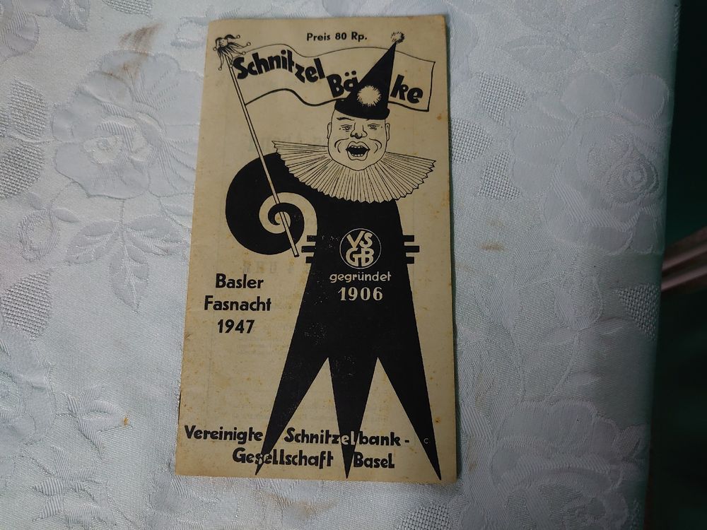 Basler Fasnacht 1947 VSGB 1906 (Gebraucht) in Küssnacht am Rigi für CHF ...