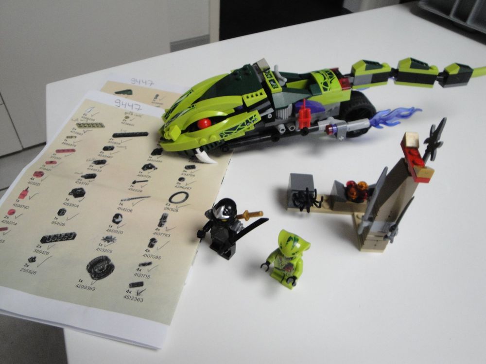 Lego Ninjago 9447 Lasha‘s Bite Cycle (Gebraucht) in Oberentfelden für ...