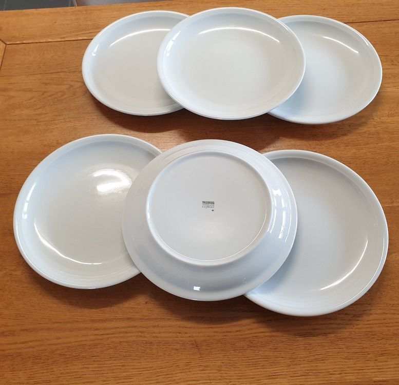 Thomas Trend weiss 6 Essteller Teller flach (Gebraucht) in Dietikon für ...