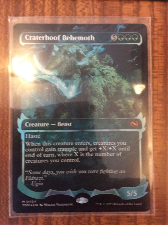 MTG - Craterhoof Behemoth (0404 - Ghostfire Showcase) x1 (Neu (gemäss ...