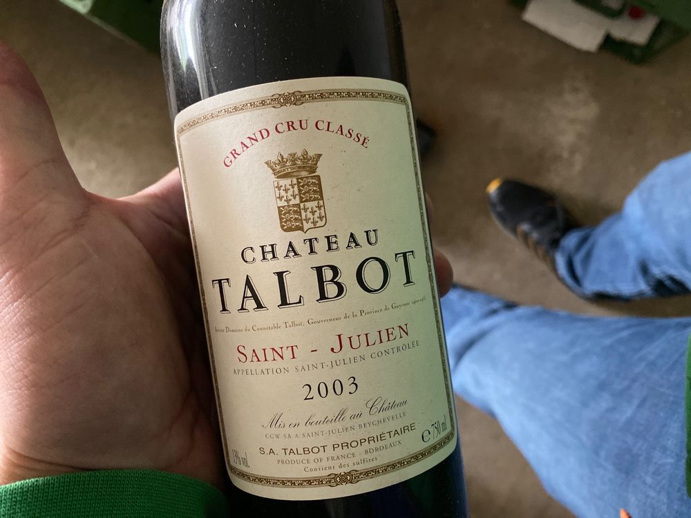 4 bouteilles de chatesu Tabot 2003, Bordeaux, lot B | Kaufen auf Ricardo