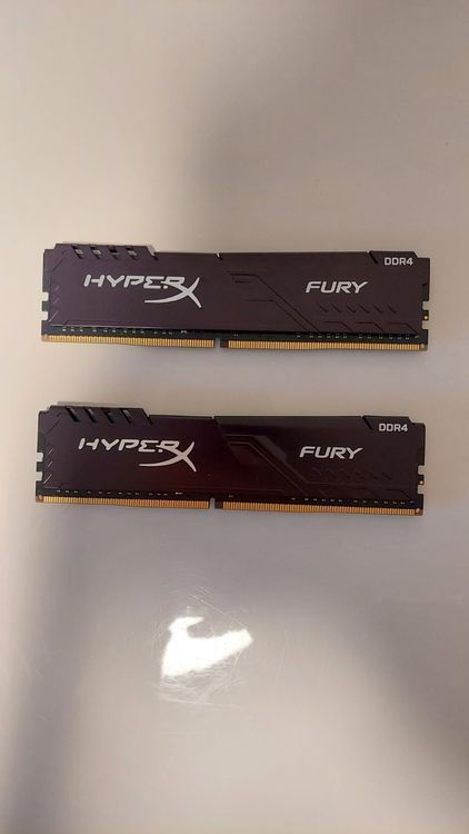 Kingston HyperX Fury Black DDR4 3200Mhz PC-25600 16GB 2x8GB (Gebraucht ...