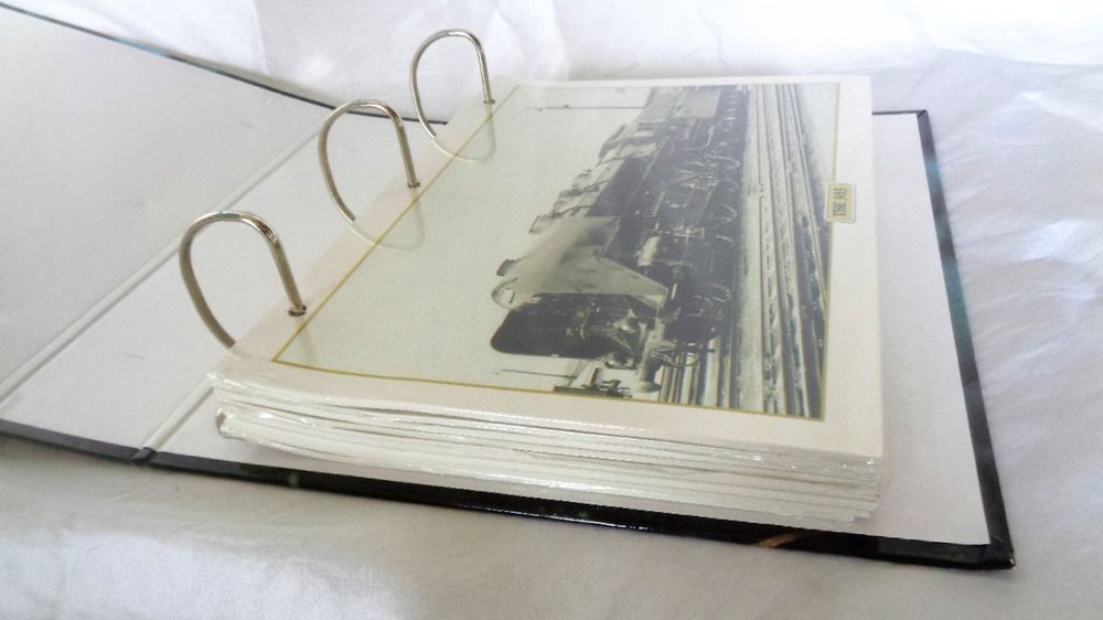 Eisenbahn Sammelkarten mit Ordner /Englisch Legendary Trains (Gebraucht ...