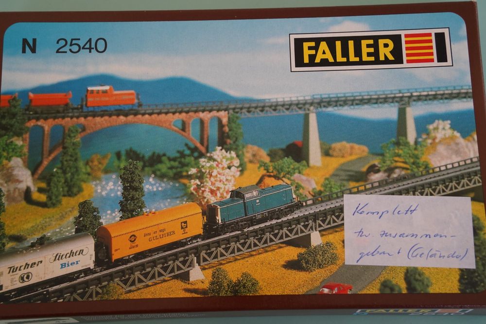 Bausatz Faller 2540: Brückenauffahrt gerade in OVP (Neu (gemäss ...