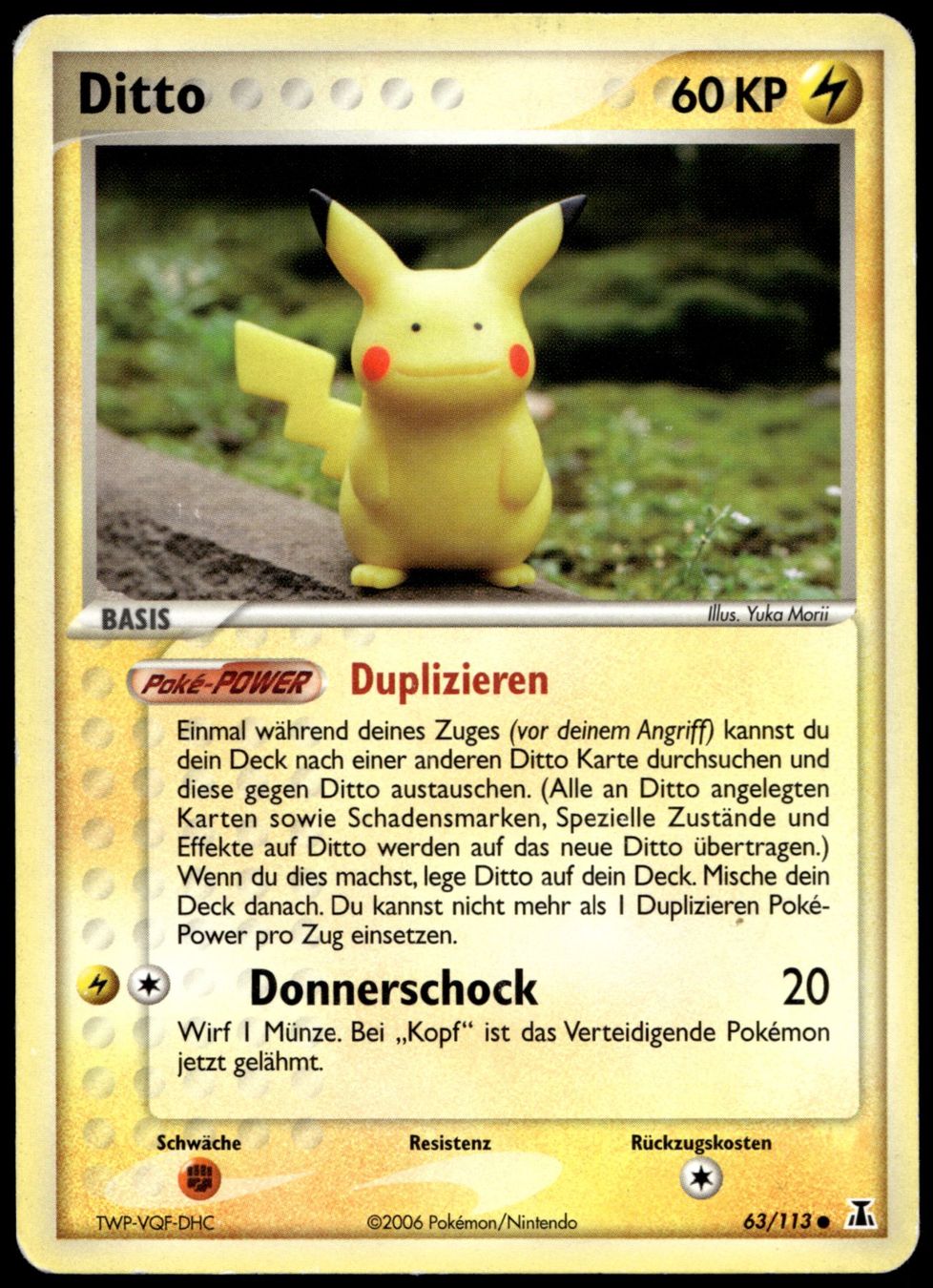 Ditto 63/113 Pokémon EX Delta Species ab 1.- (Gebraucht) in Uster für ...