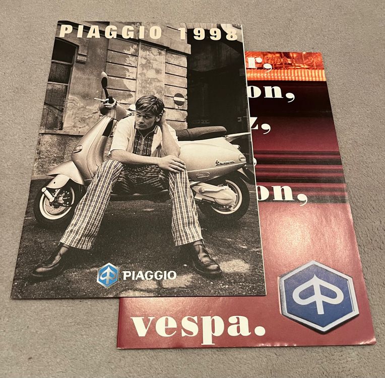 PIAGGIO + VESPA PROSPEKTE 1998 | Kaufen auf Ricardo