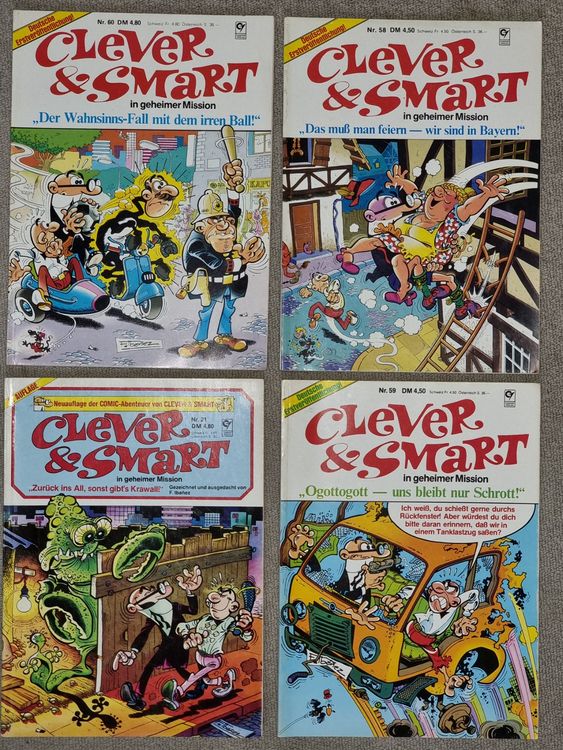 Clever & Smart Comics - Raritäten! 4 Bände | Kaufen auf Ricardo