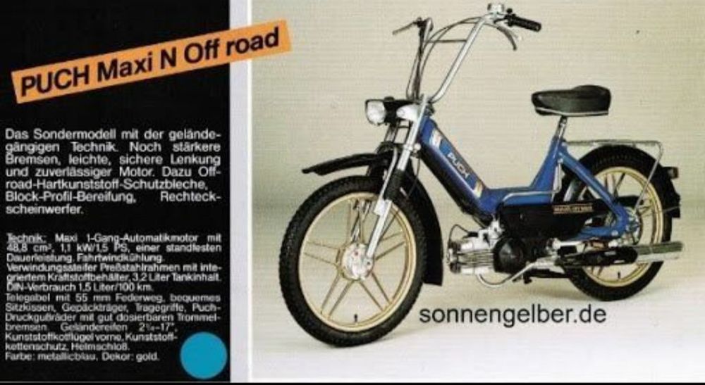 PUCH Maxi N OFF ROAD Rarität | Kaufen auf Ricardo