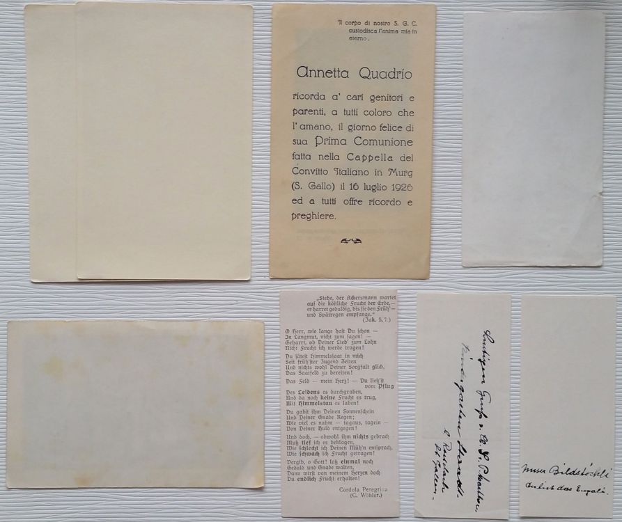 Konvolut 23 Andachtsbildchen, Engel & Kinder, um 1920-1959 (Gebraucht ...