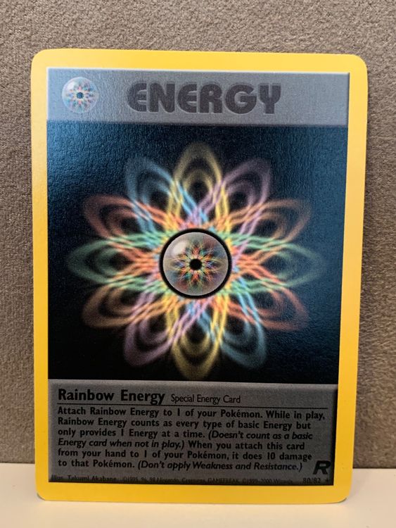 80/82 Rainbow Energy Rare ENG Pokemon Team Rocket | Kaufen auf Ricardo