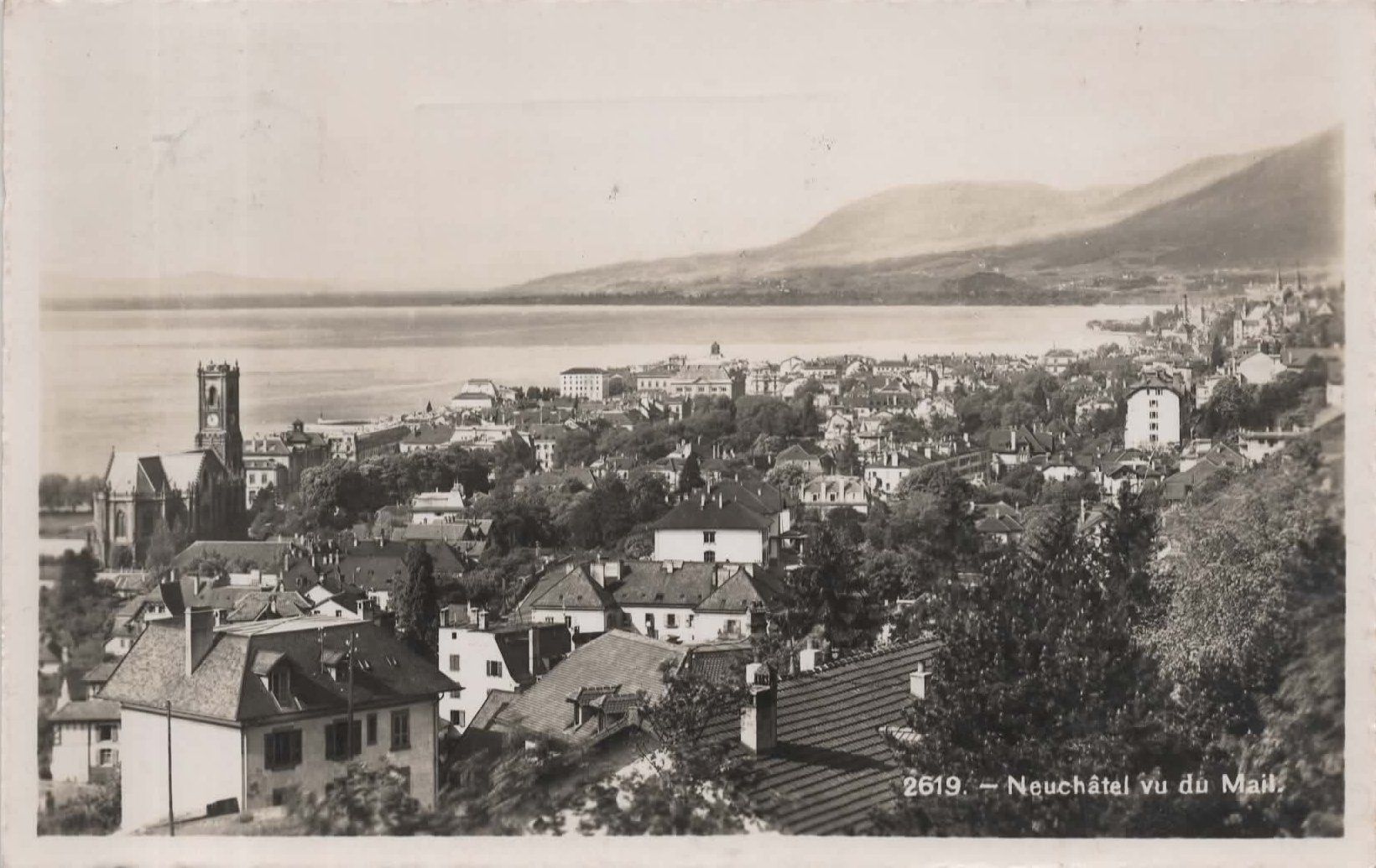 Neuchâtel vu du Mail (D'occasion) à Melano pour CHF 2 – avec livraison ...