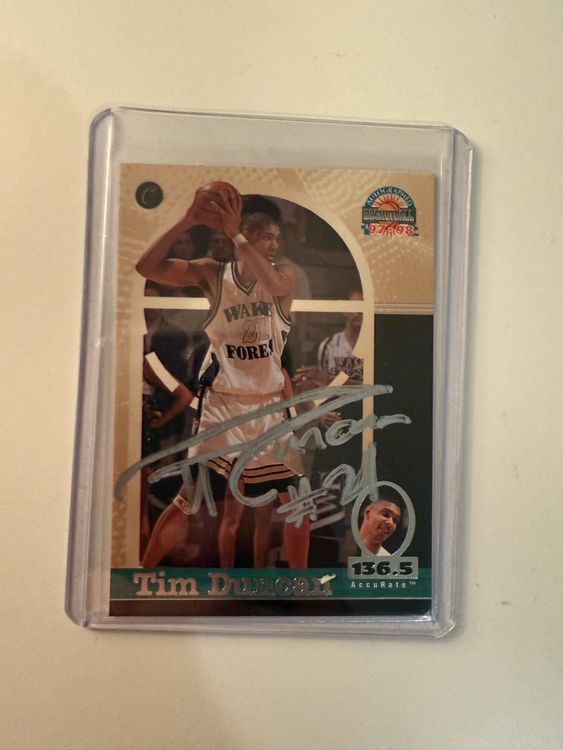 Tim Duncan - card- autograph - NBA (Gebraucht) in Payerne für CHF 20 ...