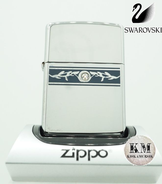 ZIPPO® LUXURY LINE - SWAROVSKI - CHROME - 2009 - UNGEZÜNDET | Kaufen auf Ricardo