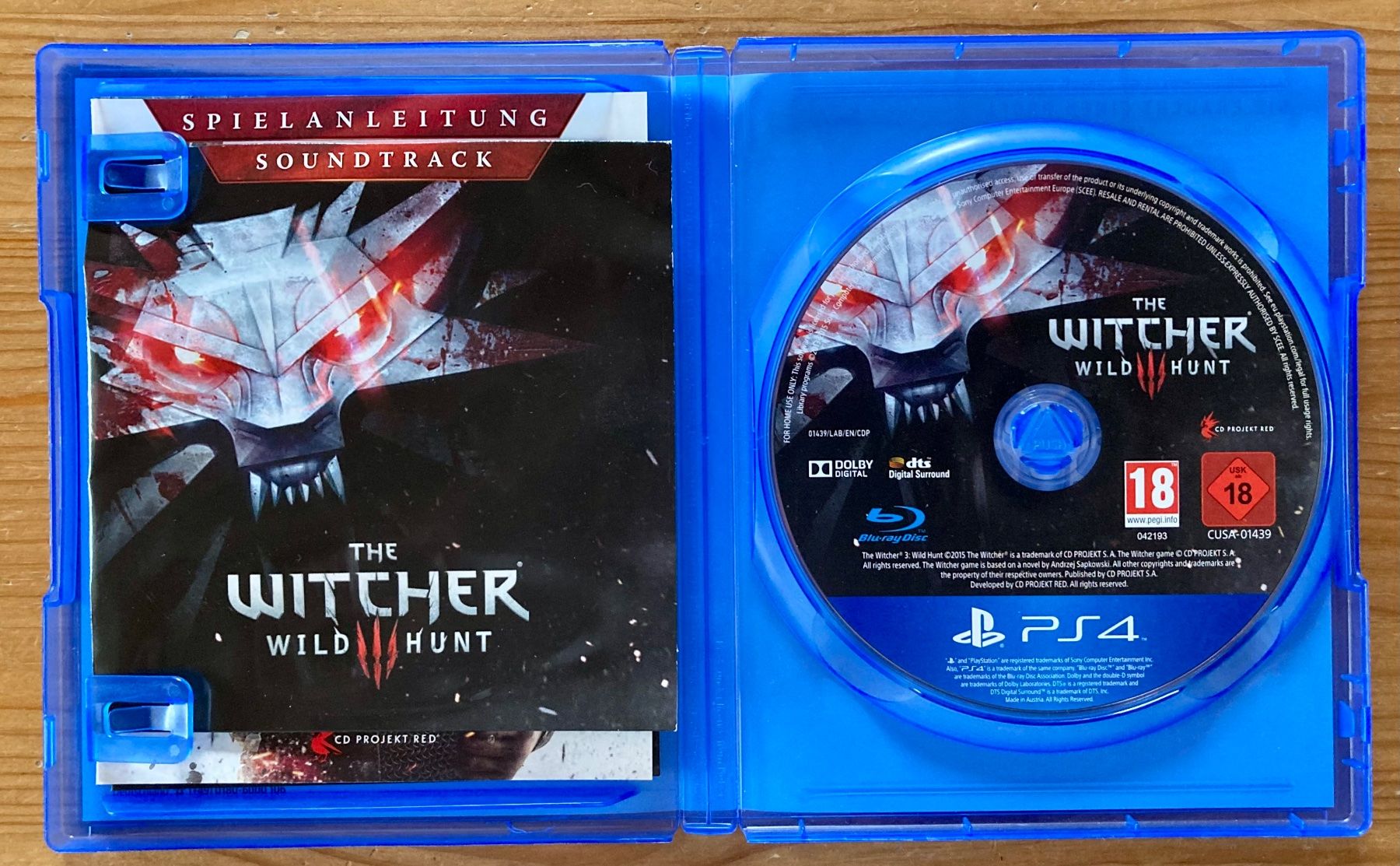 The Witcher 3; Wild Hunt (ink. Weltkarte & Soundtrack) - PS4 (Neu ...